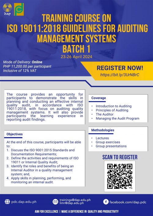 Online Training Course on Auditing ISO 9001:2015 Quality Management ...