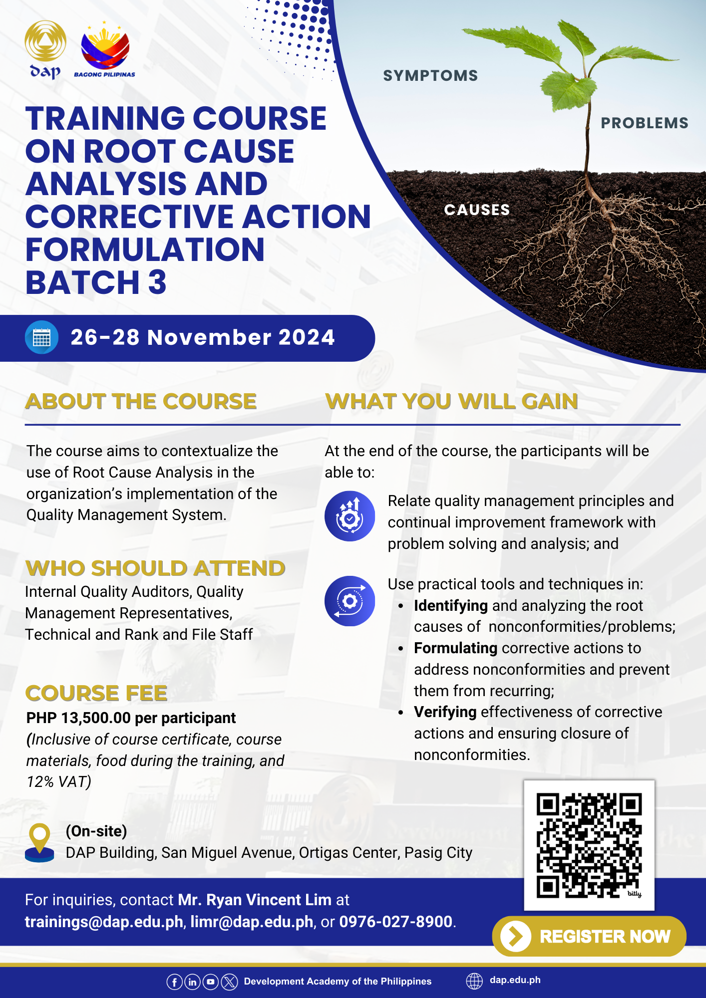 Training Course on Root Cause Analysis and Corrective Action ...