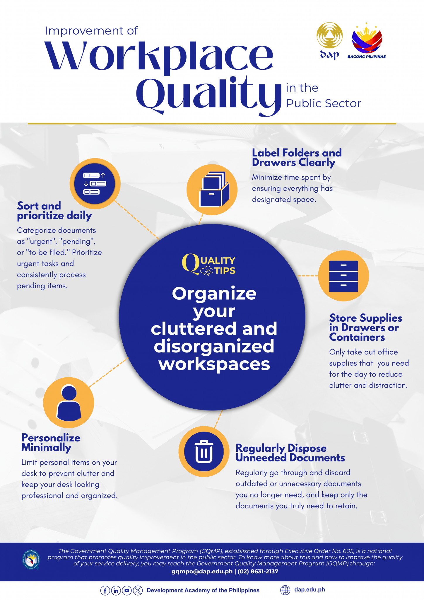 Quality Tips: Improvement of Workplace Quality in the Public Sector | PDC
