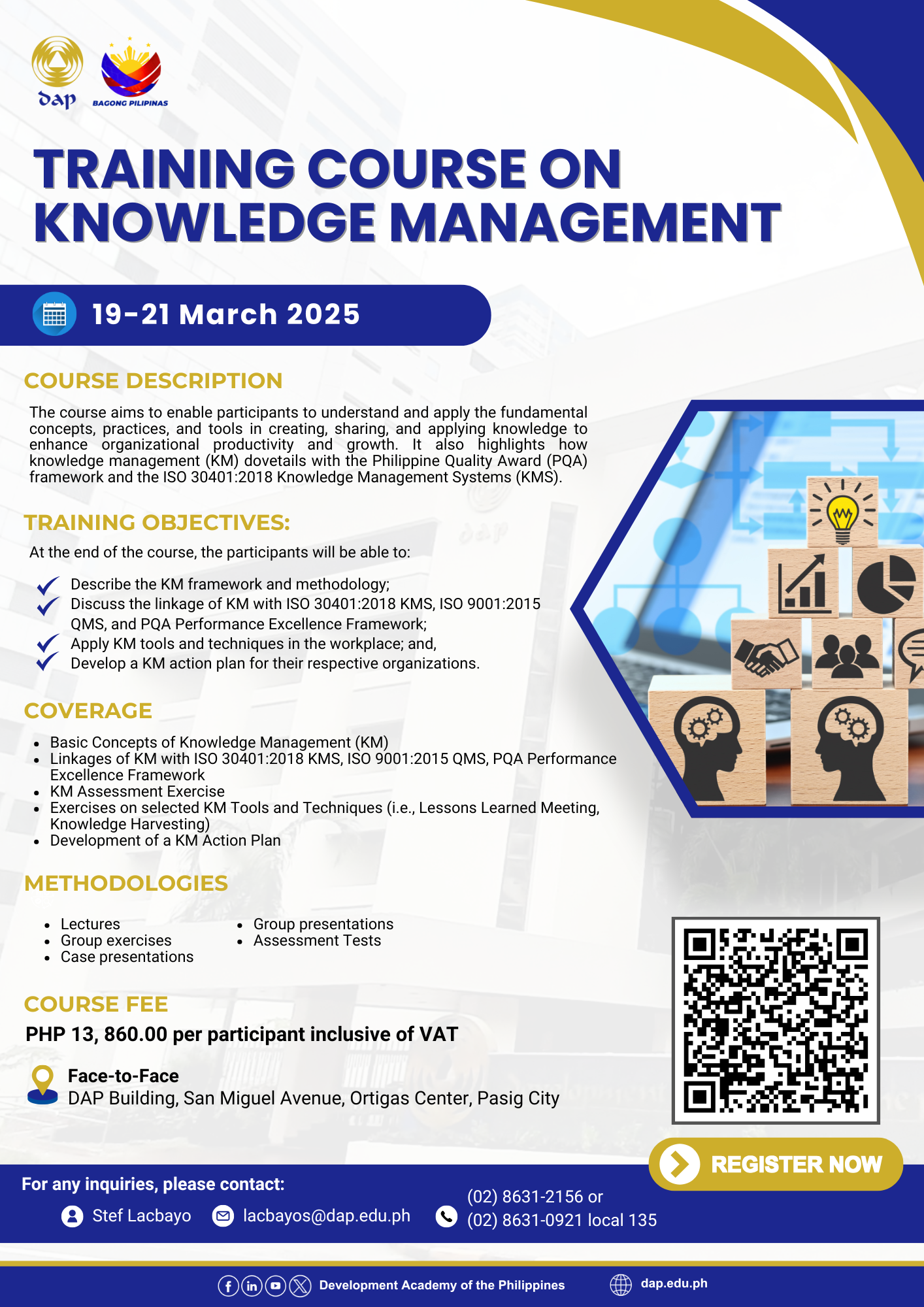 Training Course on Knowledge Management | PDC