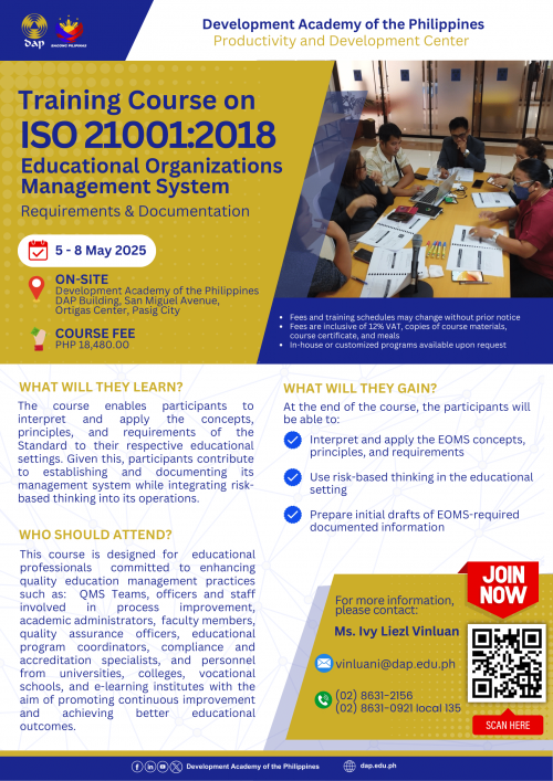 Quality Management System (QMS) Certifiable to ISO 9001 | PDC