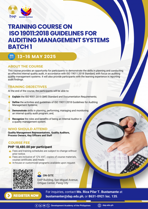 Quality Management System (QMS) Certifiable to ISO 9001 | PDC